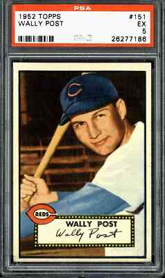 1952 Topps #151 Wally Post - PSA 5 | eBay