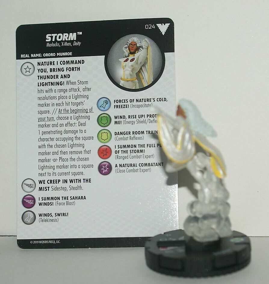 Heroclix Storm 024 Marvel X-Men Animated Series Dark Phoenix Saga Rare ...