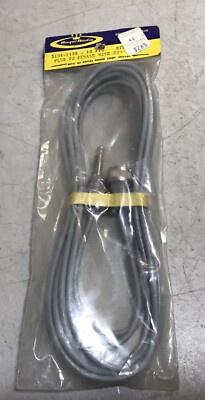 VINTAGE RARE GREY NOS MIC CORD 10’ AMPHENOL 60’S CABLE ASTATIC SHURE ...