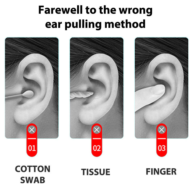6Pcs Set Ear Wax Pickers Spiral Spring Ear Cleaner Spoon Earwax Removal ...