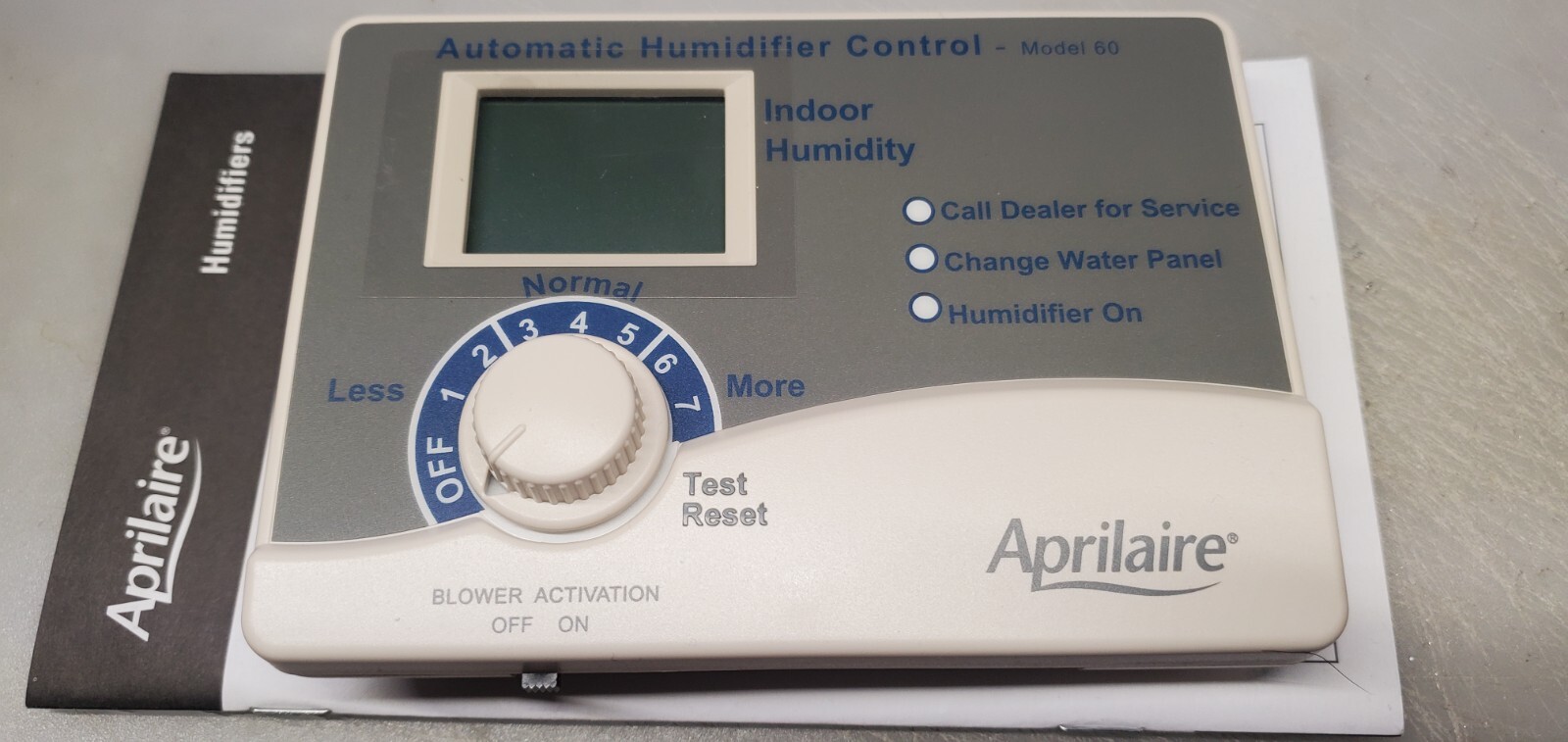 Aprilaire 60 Automatic Humidistat Humidifier Digital Control W/ Blower ...
