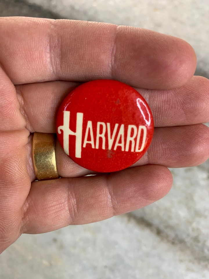Antique Vintage HARVARD UNIVERSITY Button / Pin / Pin-Back / PinBack ...