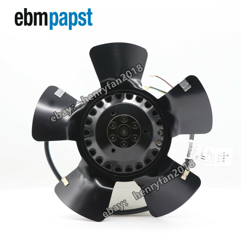 Ebmpapst A2E200-AF02-01 Axial Fan AC 230V 50/61W 0.24A Variable Pitch ...