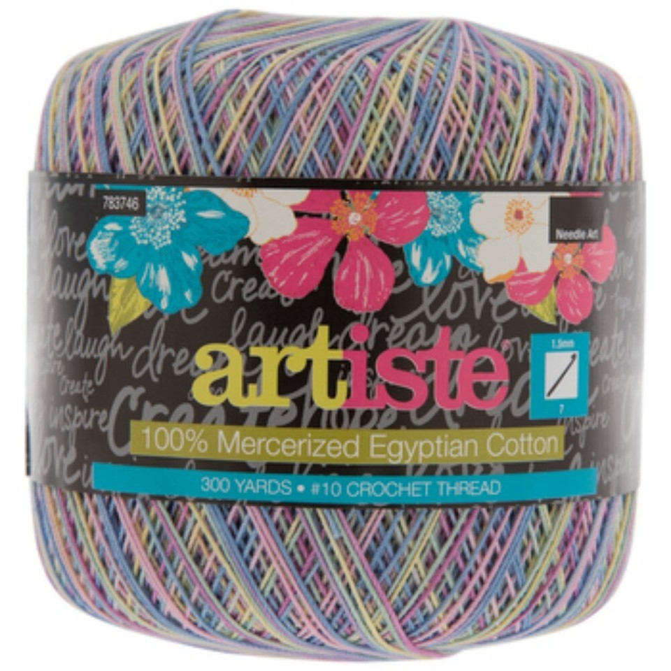 Artiste Cotton Crochet Thread #10 Various Colors! New! Price Per Skein ...