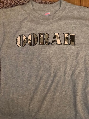 Grey Steve Wilkos show Shirt With camouflage Oorah | eBay