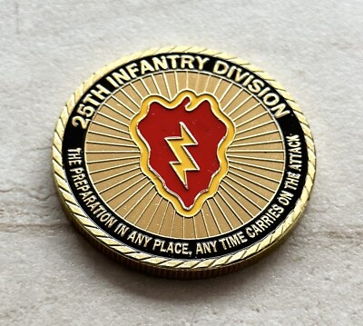 US Army 25th Infantry Division Challenge Coin - 25th ID | eBay