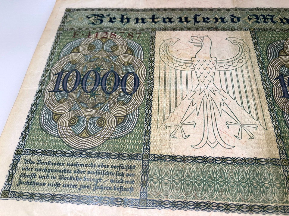 Rjkstamps German VAMPIRE Note 10000 Mark Banknote, 1922 Post WW1 | eBay