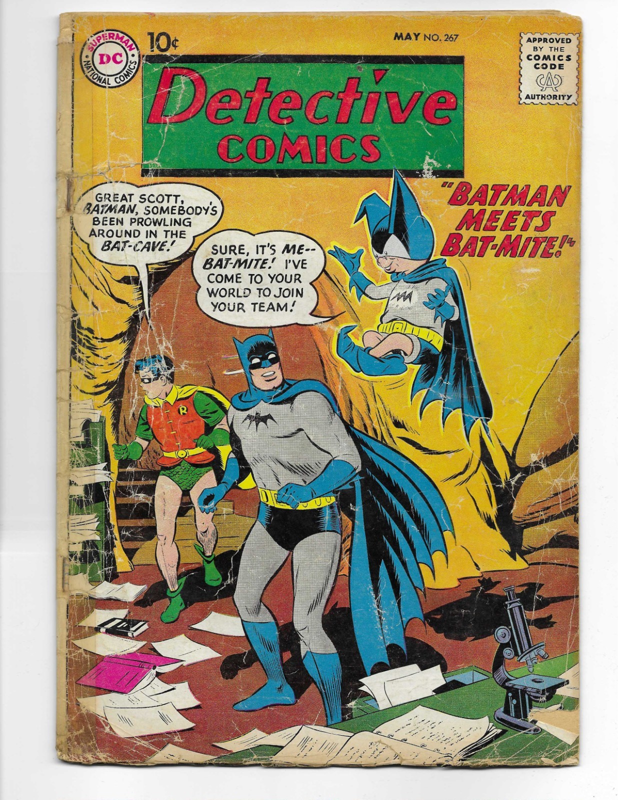 Detective Comics 267 1959 DC Comics G- 1.8 Origin & 1st App Bat-Mite ...