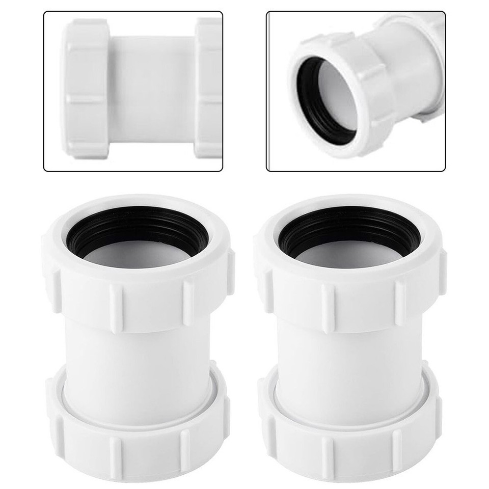 Sink Waste Adapter 40mm Connector Push-fit Installation Tool-free ...