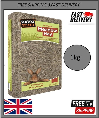 Extra Select Premium Meadow Hay for Small Animals, Rabbit, Pigs ...