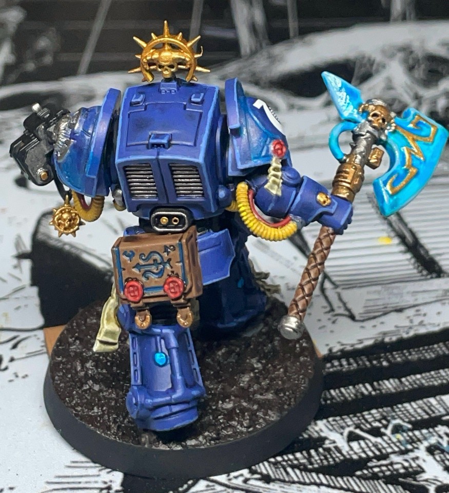 Ultramarines warhammer 40k space marines Painted Leviathan Half | eBay