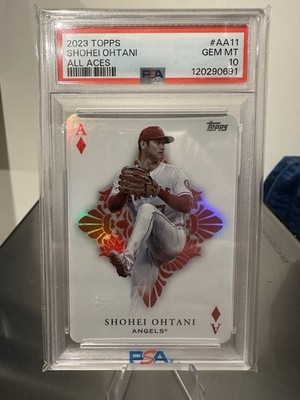 2023 Topps All Aces Shohei Ohtani #AA11 PSA 10 La Dodgers Gem Mint MVP ...