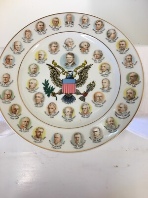 Vintage 200 Years Of Presidents Collector Plate, Jimmy Carter 10 1/4 ...
