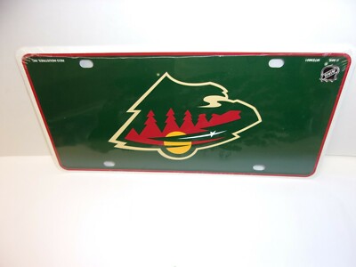 Minnesota Wild Metal License Plate. #940 | eBay