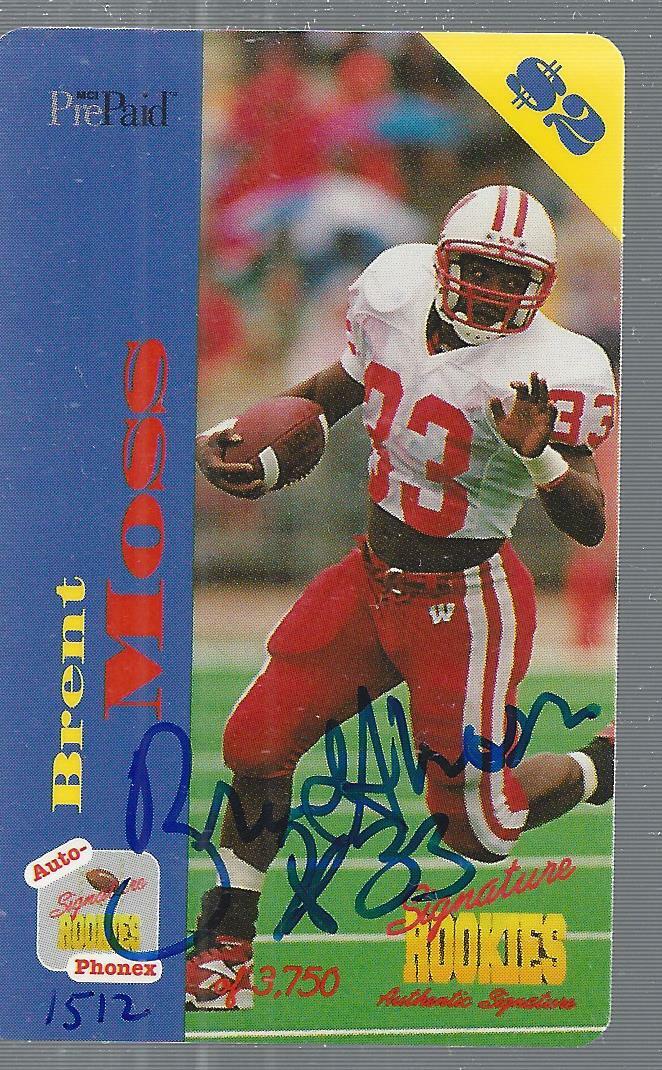 Brent Moss 1995 Signature Rookies Draft Auto Card #22 | eBay
