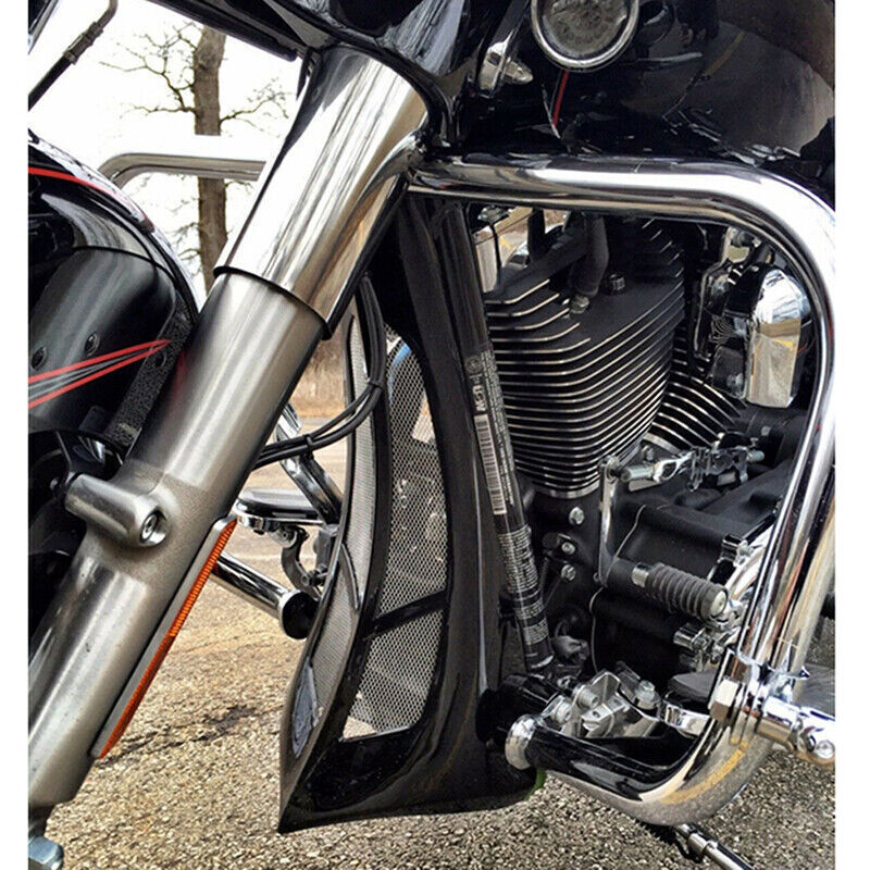 Vivid Black Chin Spoiler Scoop Fit For Harley Road Glide FLTRX Special ...