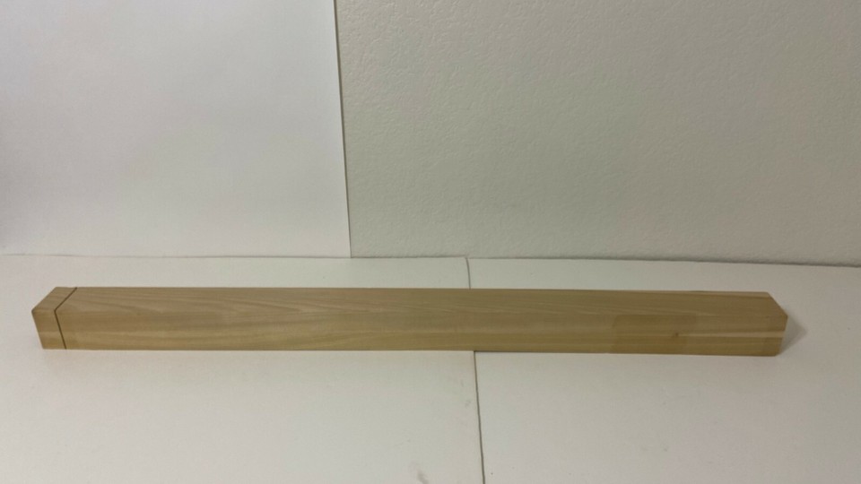 Notched Newel Post - 3" x 48" Clean Routed - Paint Grade Poplar Wood ...