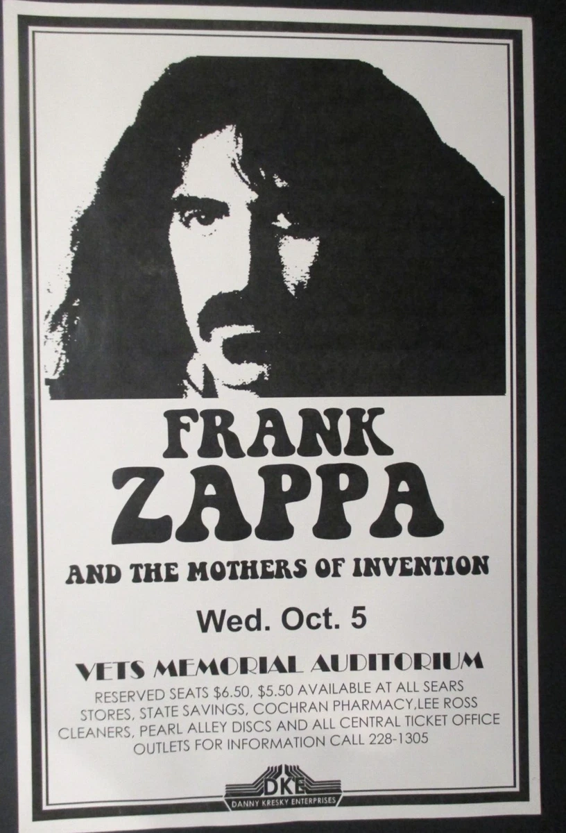 Frank Zappa Concert Posters