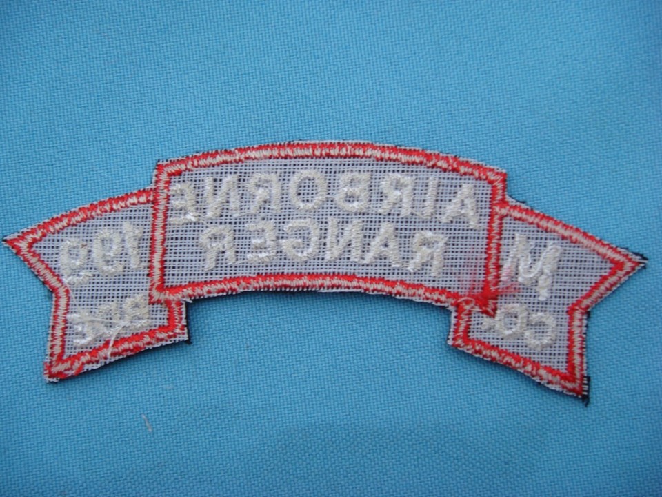 VIETNAM WAR SCROLL PATCH, US M Co. 75th INFANTRY AIRBORNE RANGER 199th ...