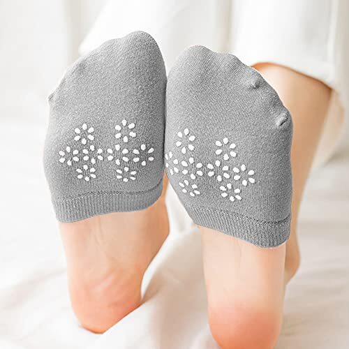 8 Pairs Women Half Socks Toe Toppers Liner Socks Invisible Toe Cover ...