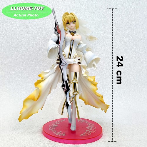 Anime FGO Saber Nero Wedding Dress PVC Figure Toy Gift | eBay Australia