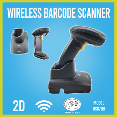 Motorola Symbol DS6878 Wireless Barcode Scanner CR0078-PC1F007WR Cradle ...