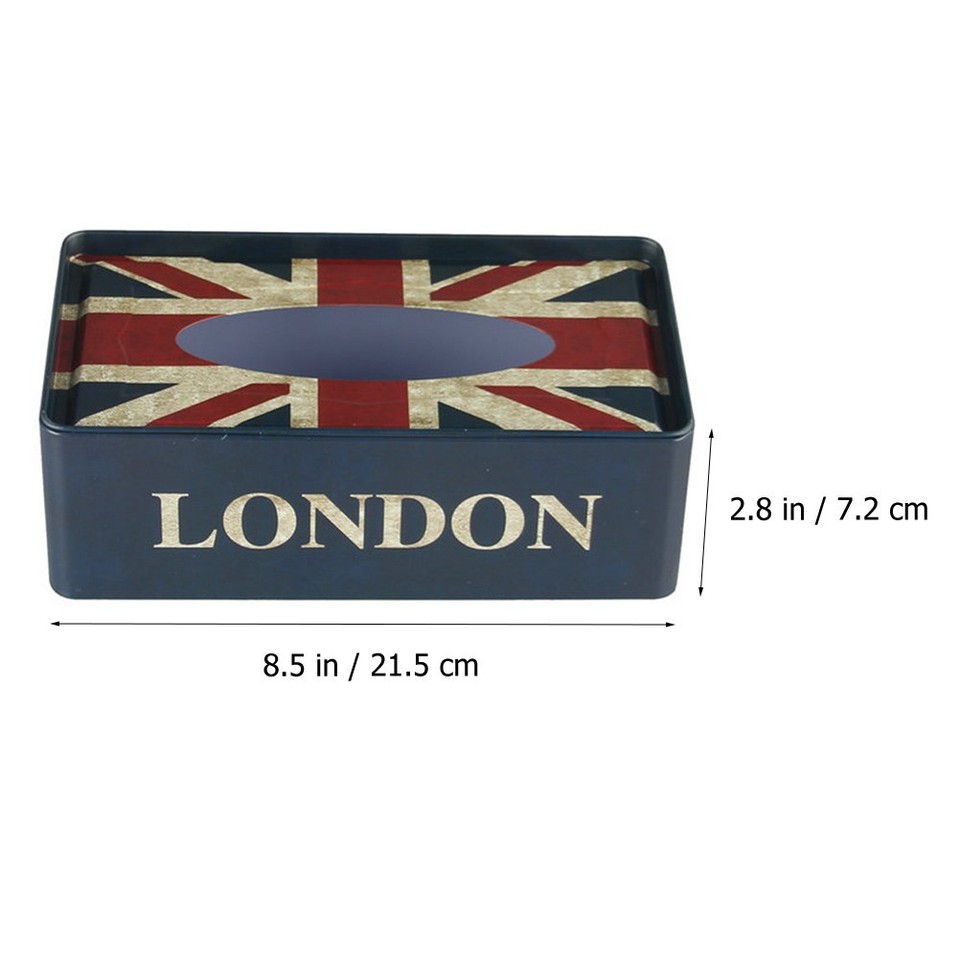 Bedside Tissue Box Rectangular Container Storage Case Paper Organizer ...