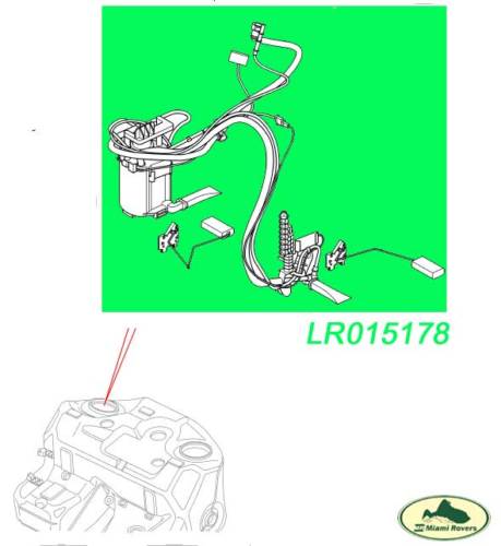 LAND ROVER FUEL SENDER MODULE & FILTER RANGE 06-09 LR015178 WGC500150 ...