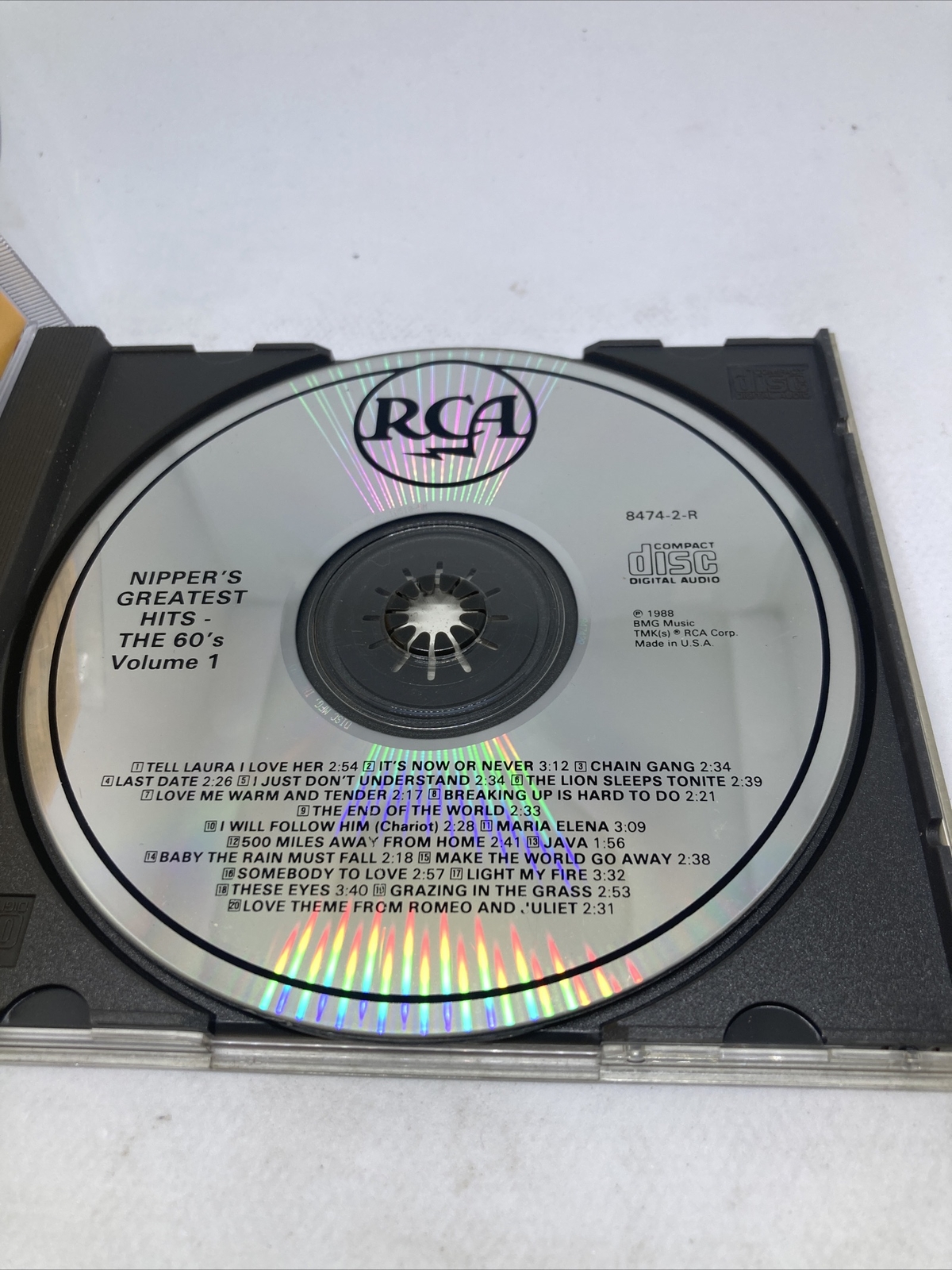 Nippers Greatest Hits The 60s Volume 1 CD Various Artists 20 Tracks BMG ...