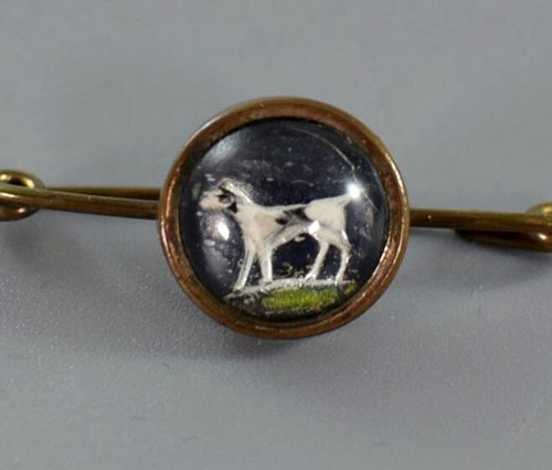 ANTIQUE KING EDWARD VII 3D CAESAR DOG LAPEL BADGE c1910 | eBay