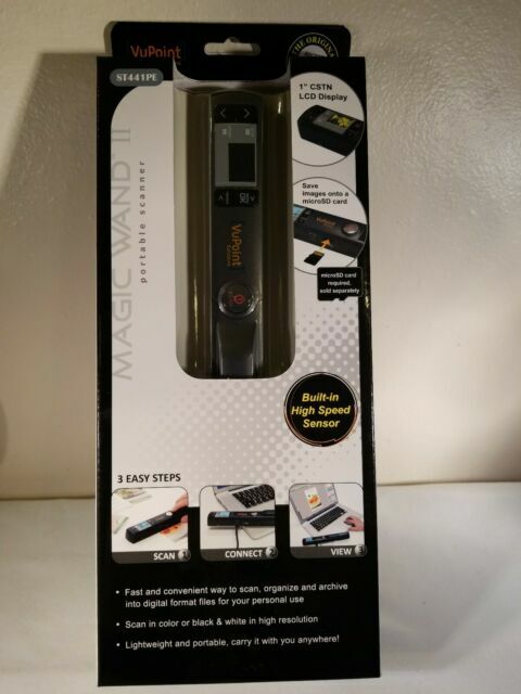 VuPoint Magic Wand II Portable Scanner St441pe Pewter for sale online ...