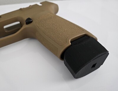 Sig Sauer P320 +0 Extended Base Plate CW Horseshoe Style Magwell ...