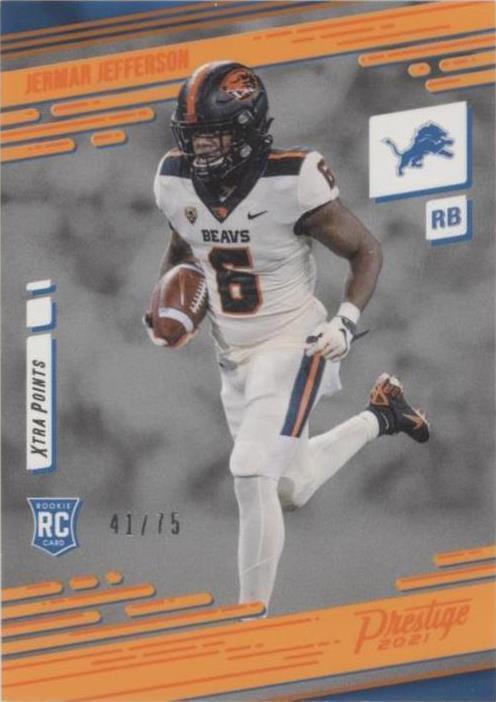 2021 Panini Prestige - Rookies Jermar Jefferson #230 Xtra Points Orange ...