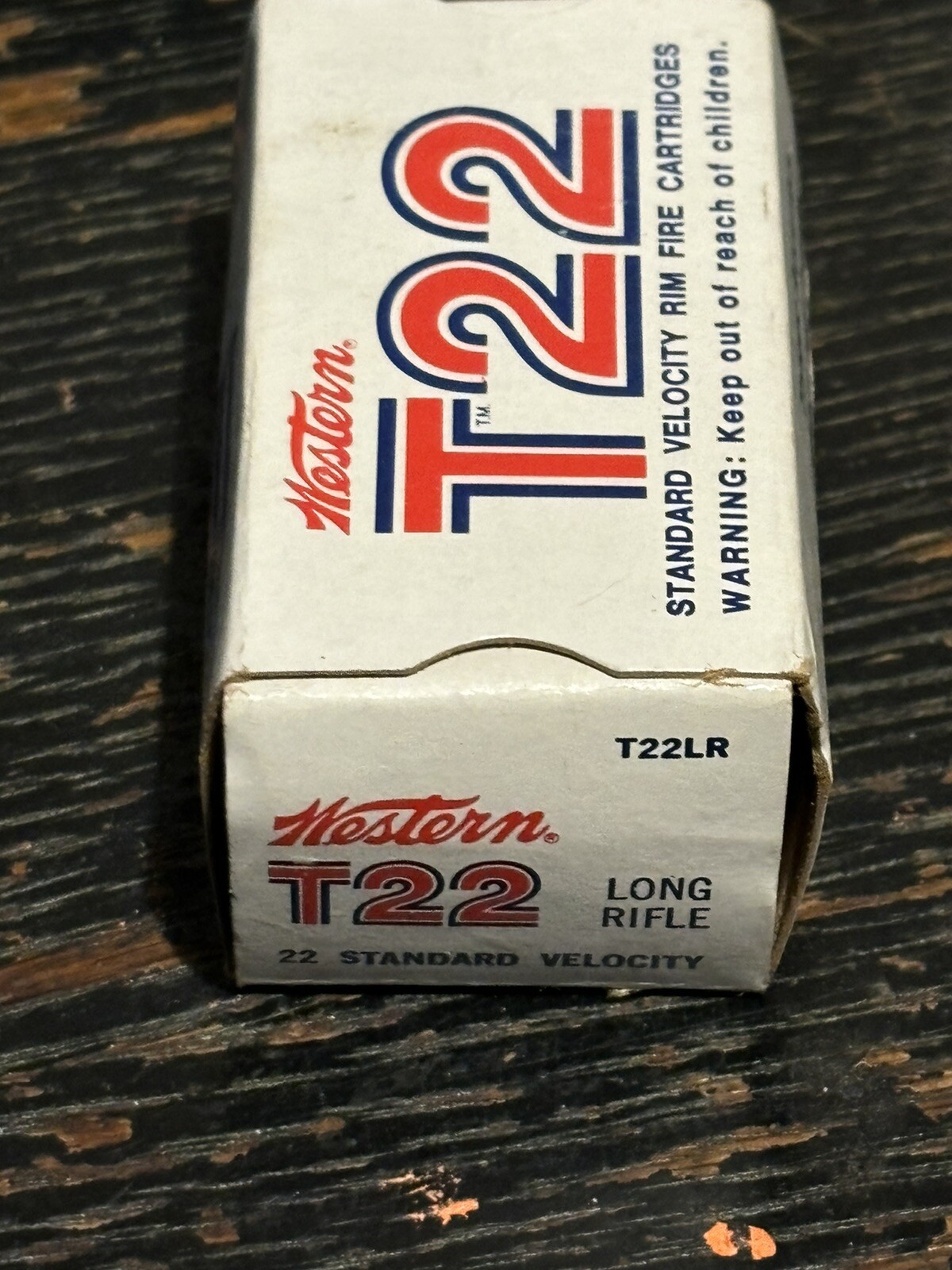 WESTERN T22 Short Long Rifle Rim Fire Empty Box | eBay