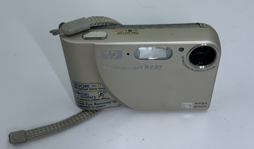 Hp PhotoSmart R727 3X Zoom 6.2MP Silver Digital Camera - Works! | eBay