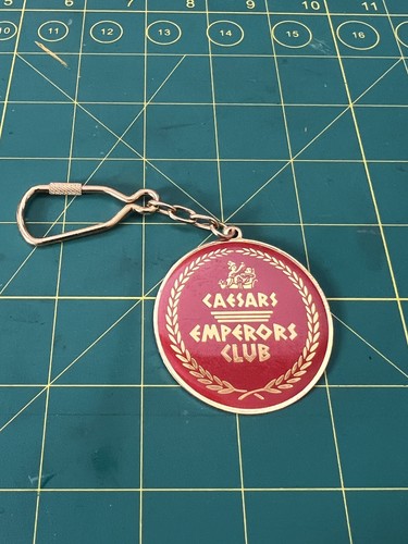 VINTAGE Caesars Emperors Club Key Ring Medallion | eBay