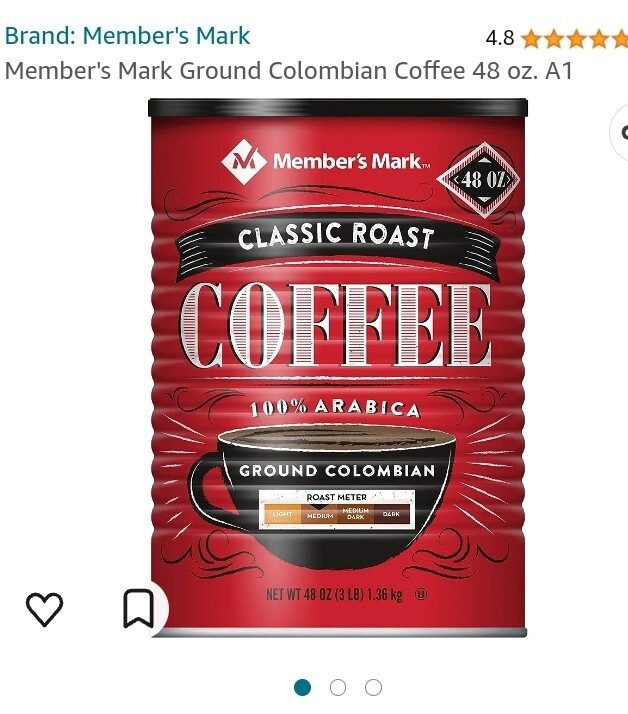 Member's Mark Ground Colombian Coffee - 3lbs for sale online | eBay