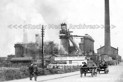 bcc-7 Horse Drawn Wagons, The Steel Works, Frodingham, Scunthorpe 1907 ...