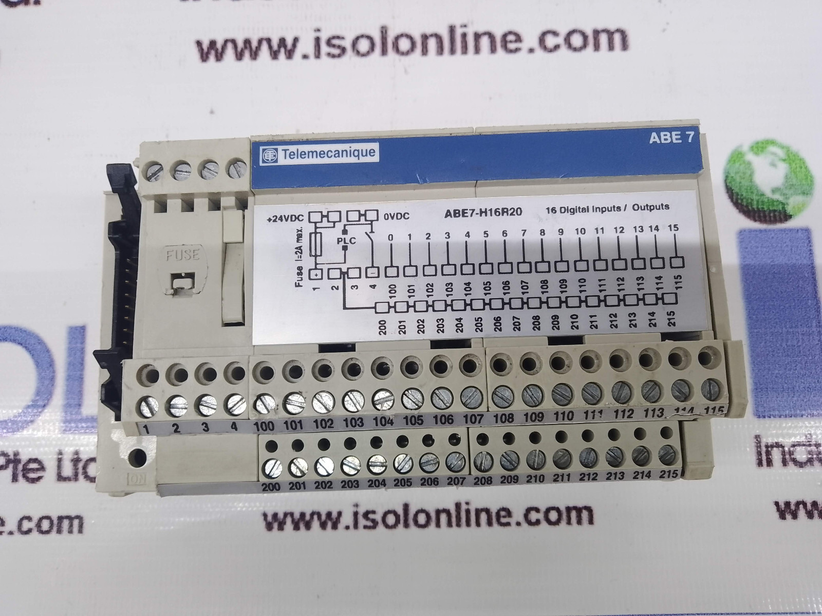 Telemecanique ABE7-H16R20 16 Digit Input/Outputs Passive Module ...
