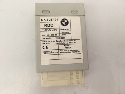 2007-2011 BMW E92 328i 335i Tire Pressure Sensor RDC Module 6778387 ...