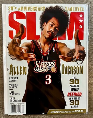 SLAM Magazine 248 - February March 2024 - 30th Anniversary Issue - Allen Iverson | eBay
