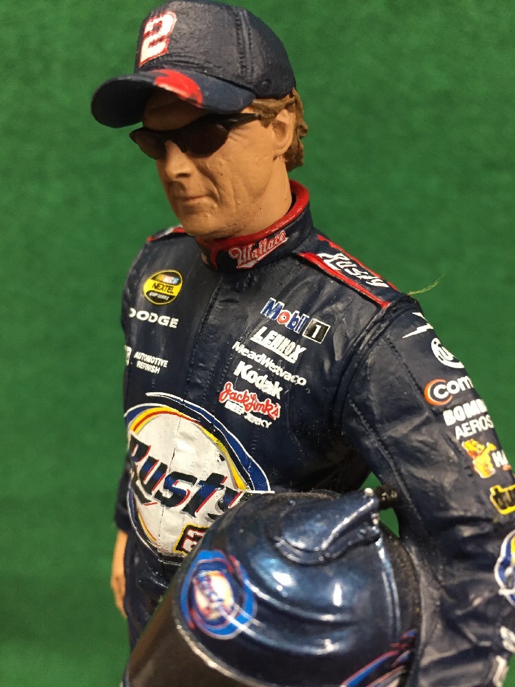 NASCAR TAP HANDLE Rusty Wallace BEER KEG Race Dodge Mobil Bosch | eBay