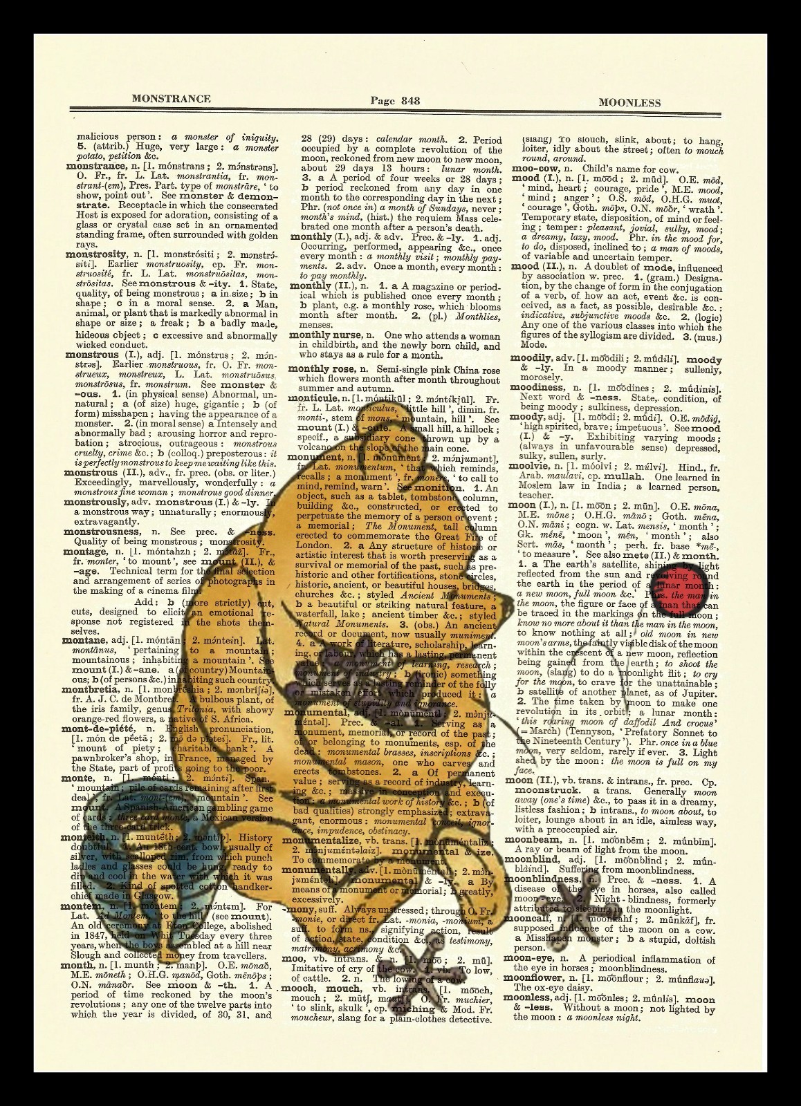 Winnie the Pooh Dictionary Art Print Picture Poster Classic Jacks ...