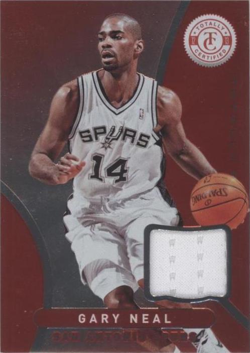 2012-13 Totally Certified - Memorabilia Gary Neal #193 Totally Red (MEM ...