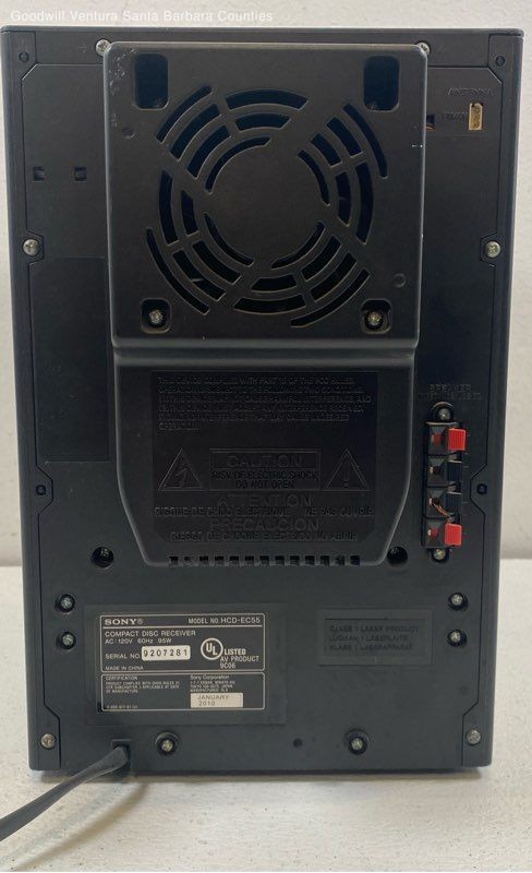 Sony MHC-EC55 Hi-Fi Shelf System 3-Disc Changer- Tested Read | eBay