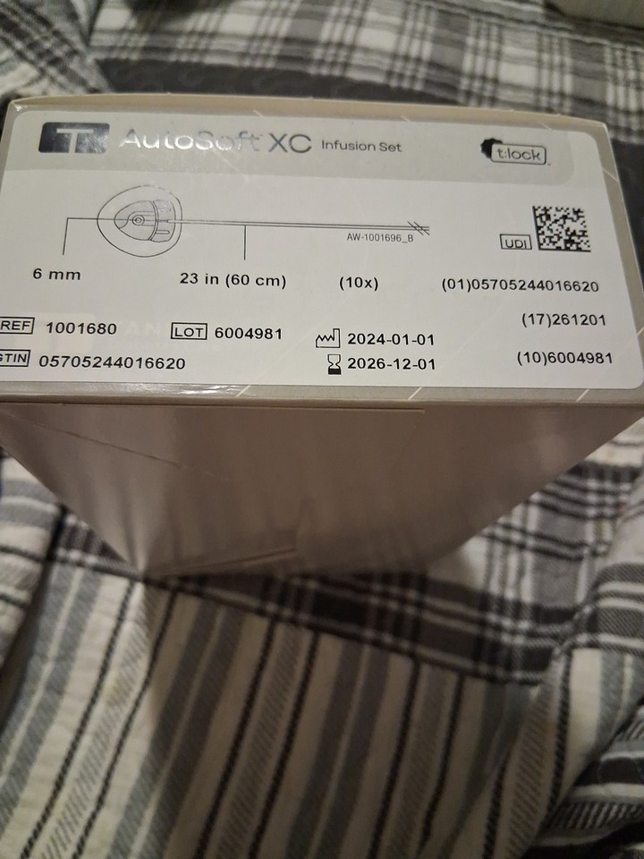 Tandem AutoSoft XC Infusion Sets -5 Boxes (10 pc) Expires 1 Dec 2026, 6mm 80cm | eBay