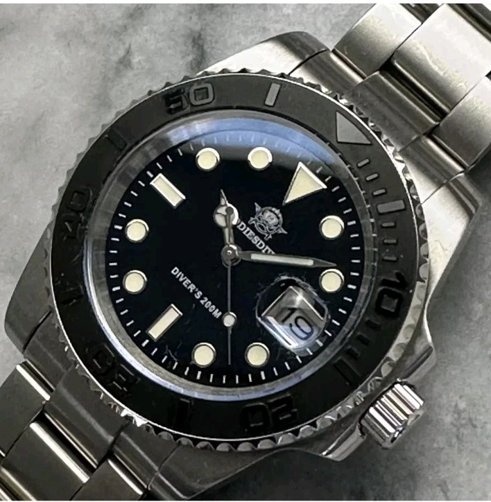 Addiesdive Quartz Diver 200M Watch Stainless Steel. 6.75" With Extra ...