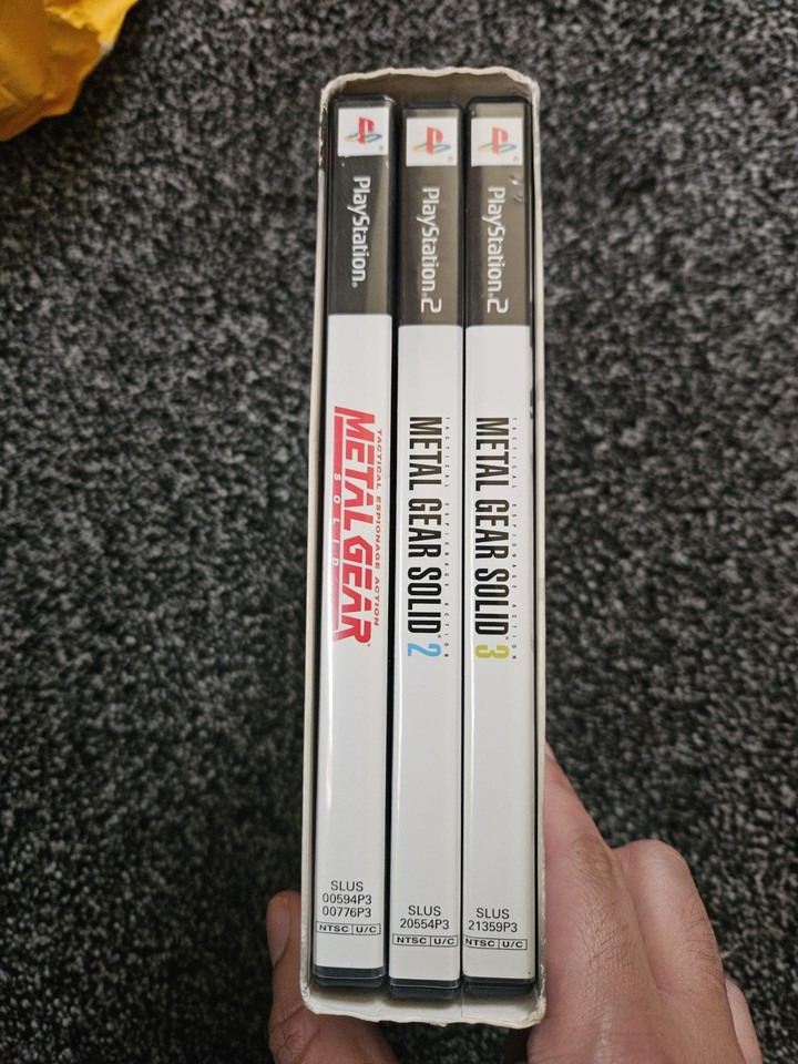 Metal Gear Solid The Essential Collection Sony Ps2 Game Rare | eBay