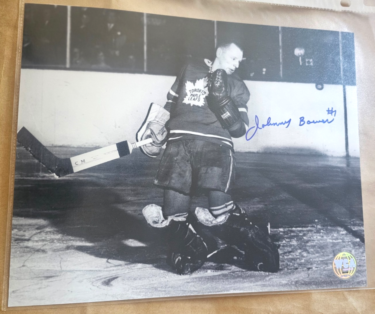 JOHNNY BOWER HOF TORONTO MAPLE LEAFS (2) AUTO'D 8 X 10 | eBay