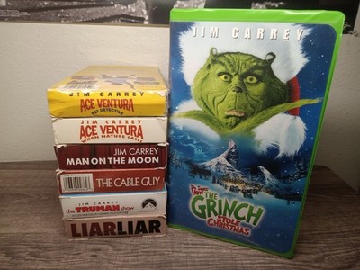 Lot Of 7 Jim Carrey VHS Comedys- The Cable Guy, Liar Liar, Man On The ...